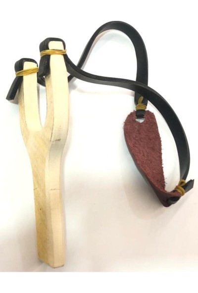 Ahşap Saplı Sapan Lastik