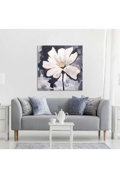 Tablo Life Daisy - Yağlı Boya Dokulu Tablo Tablo Life Daisy - Yağlı Boya Dokulu Tablo