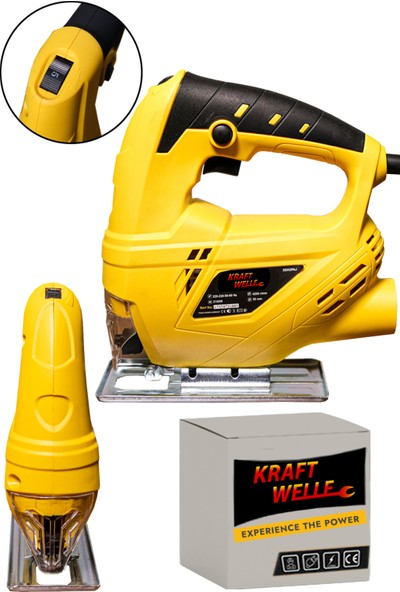 Kraftwelle Kraft Welle Amerikan Teknoloji Bakır Sargılı 3400 W Professional Devir Ayarlı Dekupaj Bıçkı Testere Makinası Kraftwelle Kraft Welle Amerikan Teknoloji Bakır Sargılı 3400 W Professional Devir Ayarlı Dekupaj Bıçkı Testere Makinası