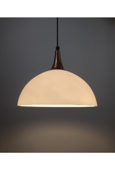 Riolight Modern Tekli Opal Cam Sarkıt Avize Çap: 30CM Riolight Modern Tekli Opal Cam Sarkıt Avize Çap: 30CM