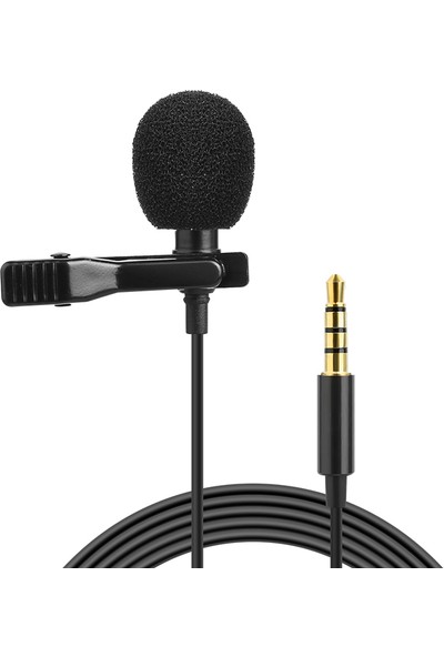 Bintech Profesyonel Youtuber Yaka Mikrofonu Aux 3,5 mm Stereo + Çanta Bintech Profesyonel Youtuber Yaka Mikrofonu Aux 3,5 mm Stereo + Çanta