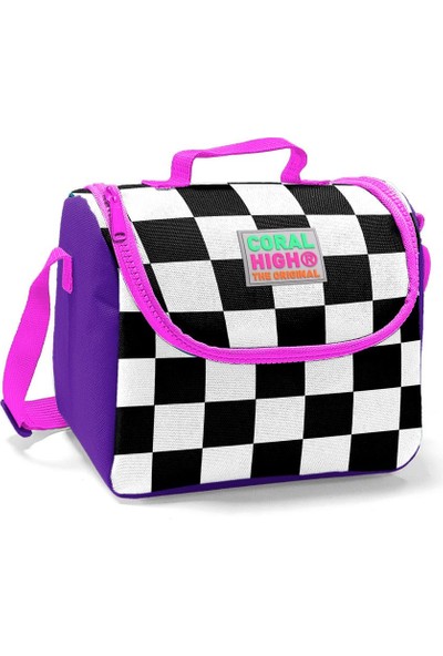 Yaygan Coral High Kids Mor Damalı Thermo Beslenme Çantası 22702