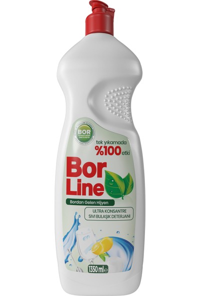 Borline Sıvı Bulaşık Deterjanı 1350 ml Limon Borline Sıvı Bulaşık Deterjanı 1350 ml Limon