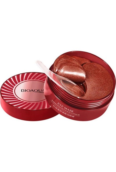 Bioaqua Haematococcus Pluvialis (Kırmızı Su Yosunu) Kırışık Karşıtı Kolajen Göz Maskeleri 80 gr - 60 Adet Bioaqua Haematococcus Pluvialis (Kırmızı Su Yosunu) Kırışık Karşıtı Kolajen Göz Maskeleri 80 gr - 60 Adet