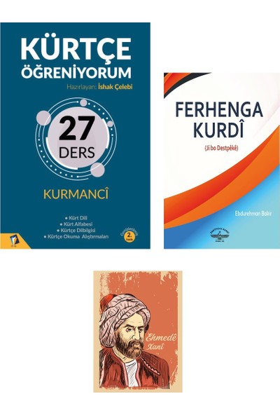 Dara Yayınları Kürtçe Öğreniyorum - Kürtçe Sözlük - Ferheng - Kürtçe Öğrenme Seti Dara Yayınları Kürtçe Öğreniyorum - Kürtçe Sözlük - Ferheng - Kürtçe Öğrenme Seti