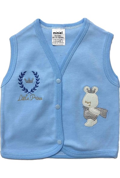 Minikel Sihirli Prens Ayıcık Penye Yelek Minikel Sihirli Prens Ayıcık Penye Yelek