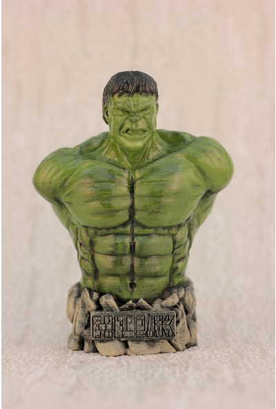 Marvel Comics Hulk Figürü Büst 15CM