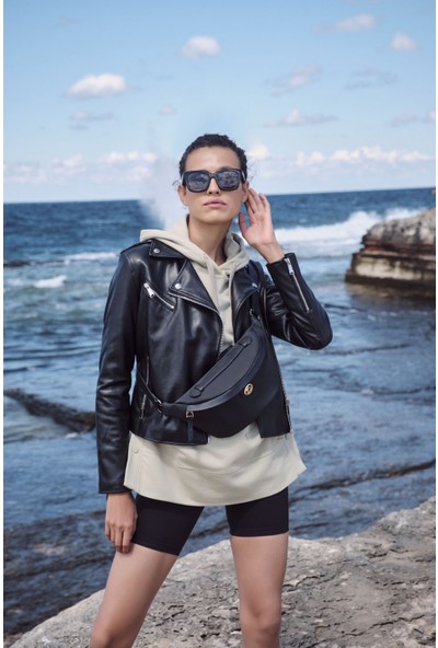 U.S. Polo Assn. Siyah U.s. Polo Assn. Kadın Bel Çantası US8107