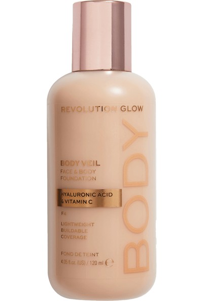 Revolution Body Veil F4 Yüz ve Vücut Fondöteni Revolution Body Veil F4 Yüz ve Vücut Fondöteni