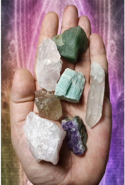 NehirTaş 7 Çakra Işlenmemiş Ham Doğal Taş