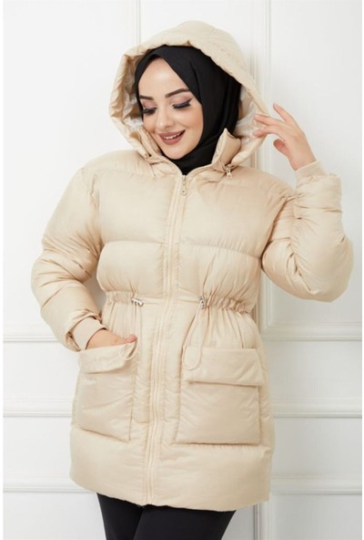 Qashmir Kadın Kısa Şişme Mont