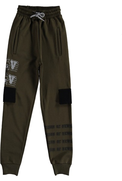 Gena Moda Çocuk Günlük Paçası Lastikli Yan Dikişsiz Eşofman Altı