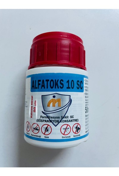 Alfatoks 10SC 50CC Ev Içi Haşere Sinek Sivrisinek Kene Akrep ilacı Alfatoks 10SC 50CC Ev Içi Haşere Sinek Sivrisinek Kene Akrep ilacı