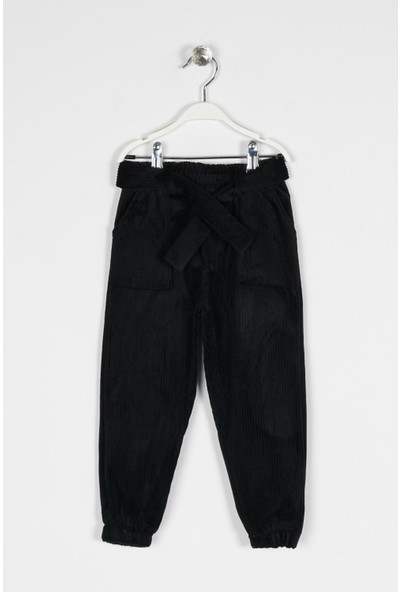 Zepkids Kız Çocuk Fitilli Kadife Pantolon 5-12 Yaş