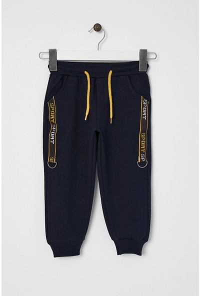 Zepkids Erkek Çocuk Eşofman Tek Alt Sport Baskılı 5-8 Yaş