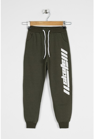 Zepkids Erkek Çocuk Skate Baskılı Cepli Eşofman Tek Alt 5-8 Yaş