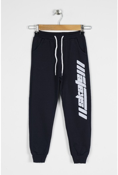 Zepkids Erkek Çocuk Skate Baskılı Cepli Eşofman Tek Alt 5-8 Yaş