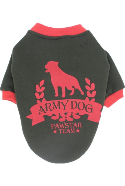 Pawstar Army Sweat Kedi Köpek Sweat Kedi Köpek Kıyafeti L Pawstar Army Sweat Kedi Köpek Sweat Kedi Köpek Kıyafeti L
