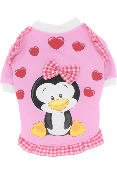Pawstar Pembe Penguen Kedi Köpek Elbisesi Kedi Köpek Kıyafeti Xl