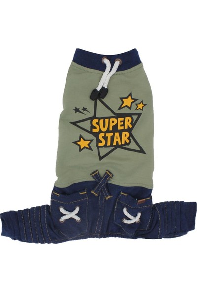 Pawstar Haki Super Star Kedi Köpek Tulumu Kedi Köpek Kıyafeti S