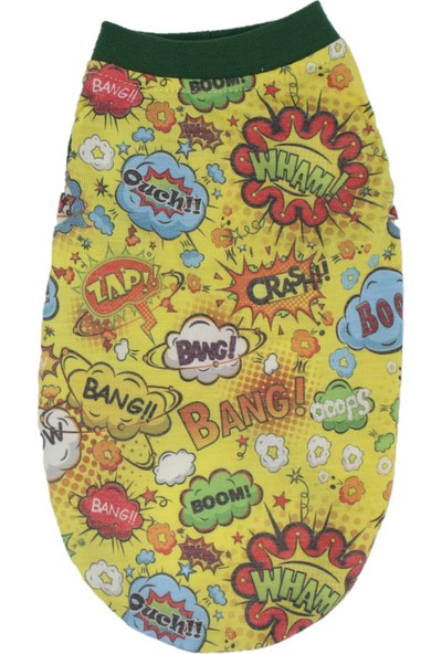 Pawstar Retro Sarı Boom Kedi Köpek Tişörtü Kedi Köpek Kıyafeti Xxl Pawstar Retro Sarı Boom Kedi Köpek Tişörtü Kedi Köpek Kıyafeti Xxl