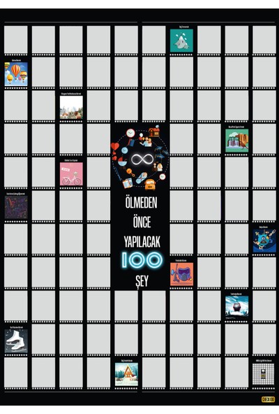 Check100 Ölmeden Önce Yapılacak 100 Şey Kazı Kazan Poster