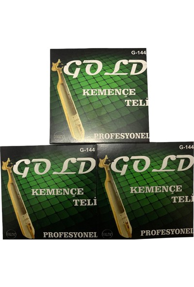 Gold Profesyonel Kemençe Teli 3' Lü Set Gold Profesyonel Kemençe Teli 3' Lü Set