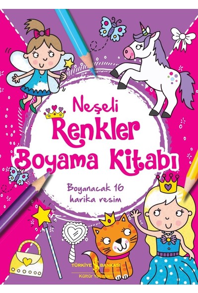 Neşeli Renkler Boyama Kitabı