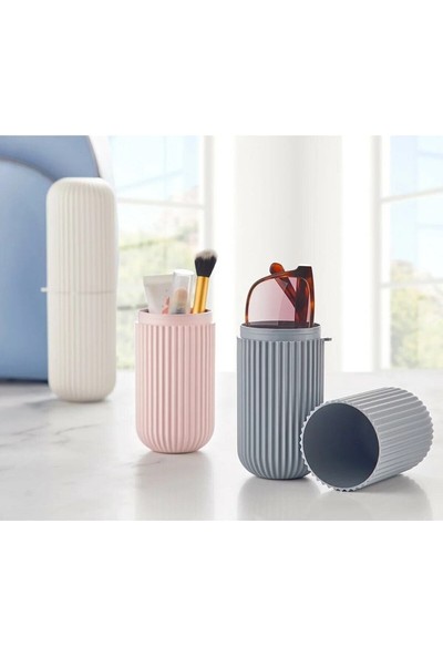 Kitchen Beauty Smart Saklama Kabı 3'lü Makyaj Fırçası Diş Fırçası Saklama Seyahat Seti Kitchen Beauty Smart Saklama Kabı 3'lü Makyaj Fırçası Diş Fırçası Saklama Seyahat Seti