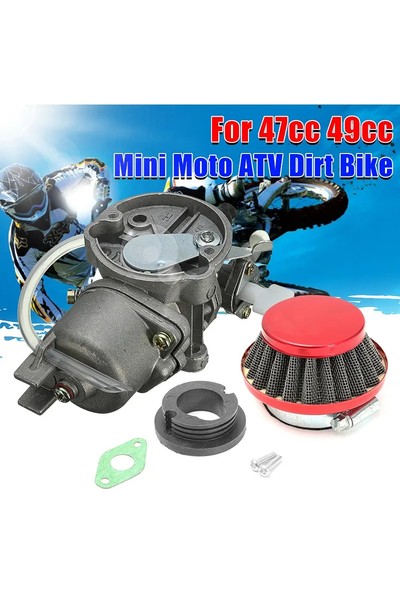 Carino 47CC 49CC Mini Motosiklet Hava Karbüratör Seti Filtresi (Yurt Dışından) Carino 47CC 49CC Mini Motosiklet Hava Karbüratör Seti Filtresi (Yurt Dışından)
