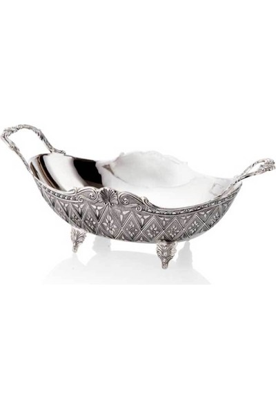 Ceyyiz Gümüş Gondol Ayaklı Büyük 38 x 16 x 12 cm Alr 5101-M