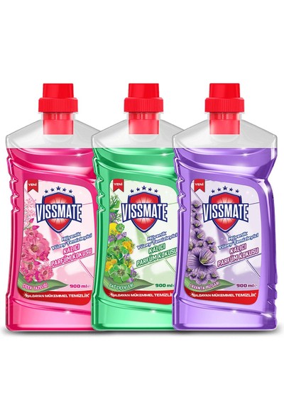 Vissmate Yüzey Temizleyici 900 ml 3'lü Set Vissmate Yüzey Temizleyici 900 ml 3'lü Set