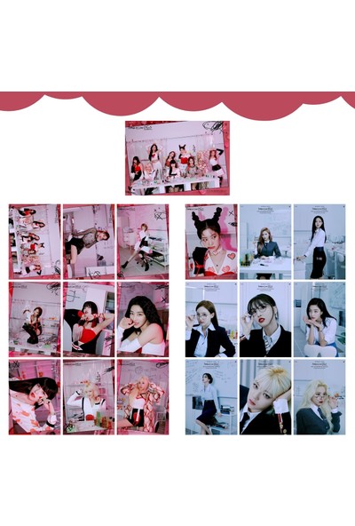 Kpop Dünyası Twıce '' Formula Of Love '' Fotokart Seti Kpop Dünyası Twıce '' Formula Of Love '' Fotokart Seti