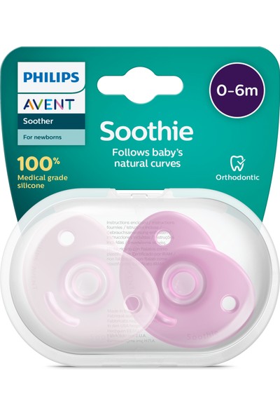 Philips Avent Soothie Emzik 0-6 Ay Kız