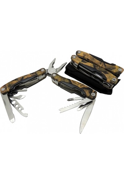 Hanope Kamuflaj Desenli Çok Amaçlı Multitool Katlanır Pense Hanope Kamuflaj Desenli Çok Amaçlı Multitool Katlanır Pense