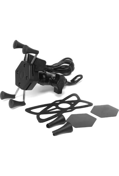 Arwic Motosiklet USB Telefon Tutucu Arwic Örümcek Modeli