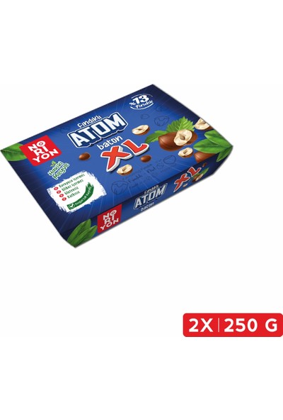 Noriyon Fındıklı Atom Baton Xl 2 Paket 250 gr