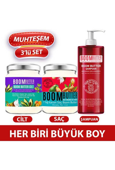 BOOM BUTTER Muhteşem Üçlü
