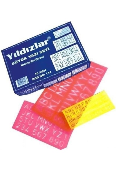 Yıldızlar Yıl 114 Büyük Yazı Seti