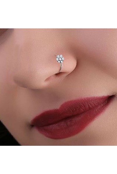 Takıconcept Deliksiz Gümüş Hızma Çiçek Figürlü (925 Saf Gümüş)