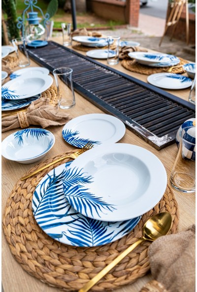 Porland Marginata 6 Kişilik Yemek Takımı 24 Parça