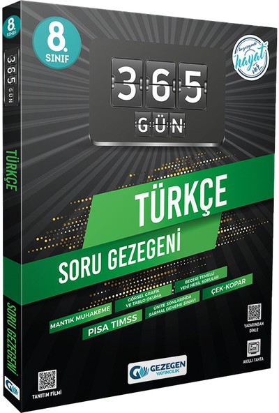 Gezegen Yayıncılık 8. Sınıf LGS 365 Gün Türkçe Soru Gezegeni Gezegen Yayıncılık 8. Sınıf LGS 365 Gün Türkçe Soru Gezegeni