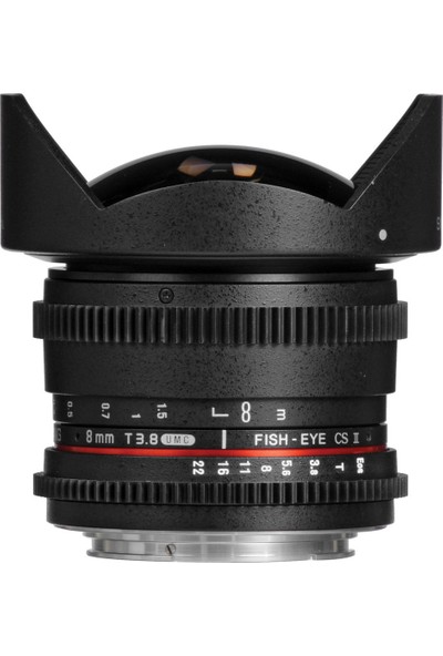 Samyang 8 mm T3.8 Crop Umc Fisheye Cs Iı Lens Samyang 8 mm T3.8 Crop Umc Fisheye Cs Iı Lens