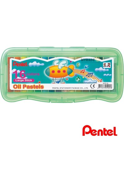 Pentel 16 Renk Yağ Bazlı Pastel Boya