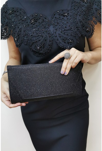 Nazart Kadın Cupra Siyah Abiye Clutch Portföy Kadın Gece Çantası Nazart Kadın Cupra Siyah Abiye Clutch Portföy Kadın Gece Çantası