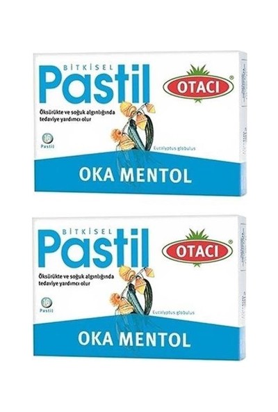 Otacı Pastil Oka Mentol 16'lı- 2 Adet Otacı Pastil Oka Mentol 16'lı- 2 Adet