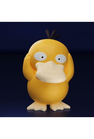 3D Ekspres Psyduck Pokemon Büst Figür Saydek
