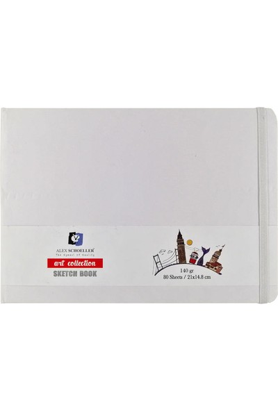 Alex Schoeller Art Collection Sketch Book Sert Kapak Eskiz Çizim Defteri 80 Yaprak 140 gr 15 x 21 cm Beyaz Alex Schoeller Art Collection Sketch Book Sert Kapak Eskiz Çizim Defteri 80 Yaprak 140 gr 15 x 21 cm Beyaz