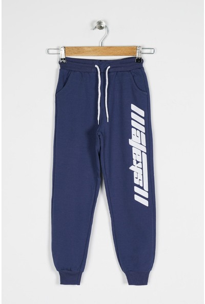 Zepkids Erkek Çocuk Skate Baskılı Cepli Eşofman Tek Alt 5-8 Yaş