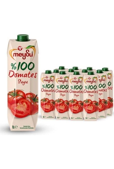 Domates Suyu 1 lt x 12 Adet Meyvebu Domates Suyu 1 lt x 12 Adet Meyvebu
